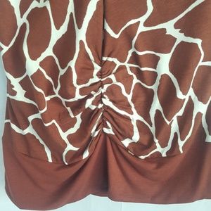 George | Tops | George Giraffe Print Top | Poshmark
